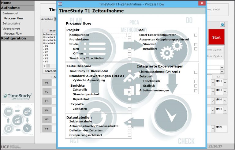 Zeitaufnahmen nach REFA oder Prozessanalysen nach Lean