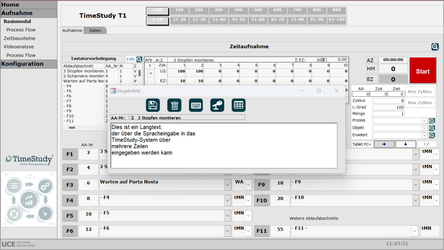 Zeitaufnahmen nach REFA oder Prozessanalysen nach Lean